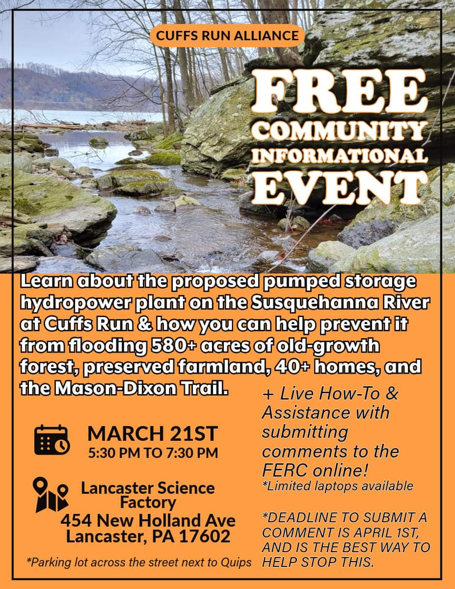 Learn about the Cuffs Run project at this free community event ...